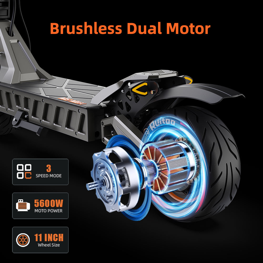 Ruitoo M6 Max Dual-Motor Off-Road Electric Scooter – Ruitoo US