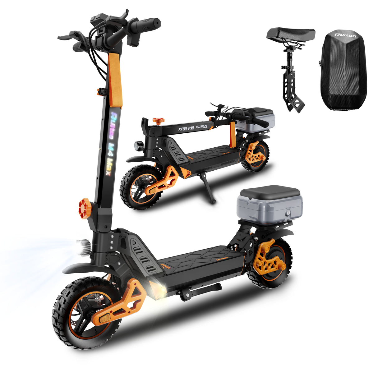 Ruitoo M4 Max Foldable All-Terrain Electric Scooter for Adults, 1000W ...